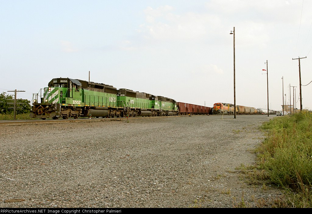BNSF 8055, 8115, and 7824
